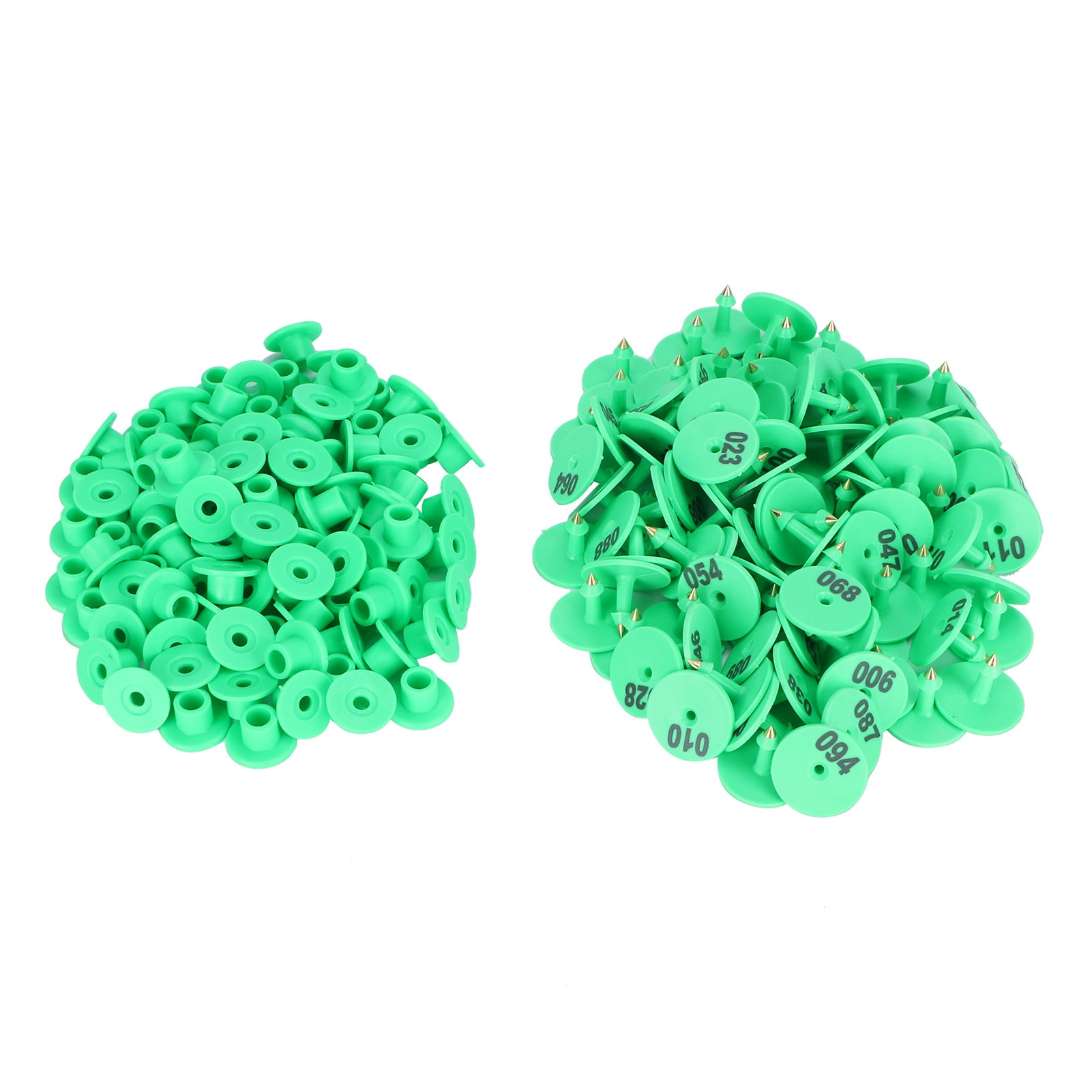 001-100 Numbered Ear Tag Round Animal Identification Card Farm ...