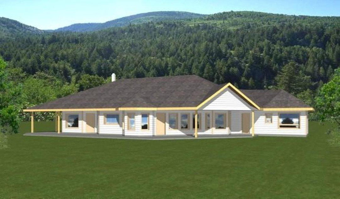 001-2106: ICF Northwest 4 Bed, 3 Bath Luxury Home Plan, 3393 Sq Ft ...