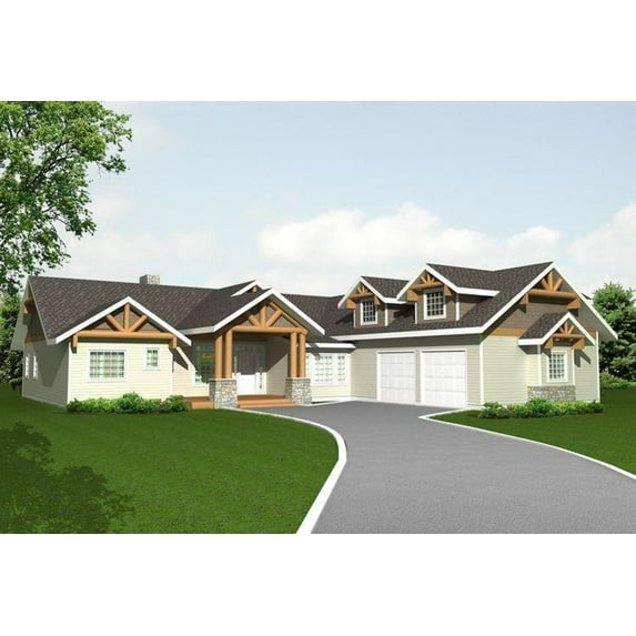 001-2144: Ranch ICF 4 Bed, 5 Bath Luxury Home Plan, 5460 Sq Ft: Full ...