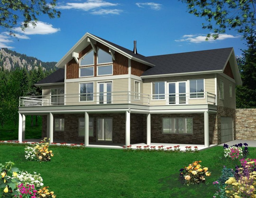 001-3313: Northwest Ranch 3 Bed, 3 Bath Luxury Home Plan, 3059 Sq Ft ...