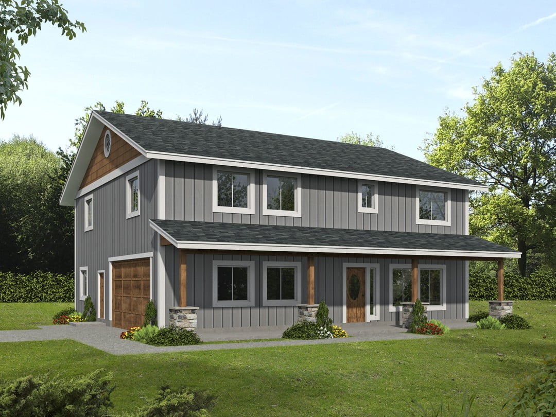 001-3530: Cabin Country 3 Bed, 3 Bath Luxury Home Plan, 2560 Sq Ft ...