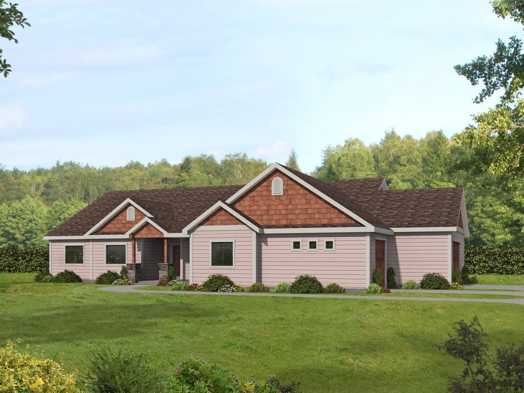 001-3727: Craftsman Northwest 3 Bed, 3 Bath Luxury Home Plan, 2530 Sq ...