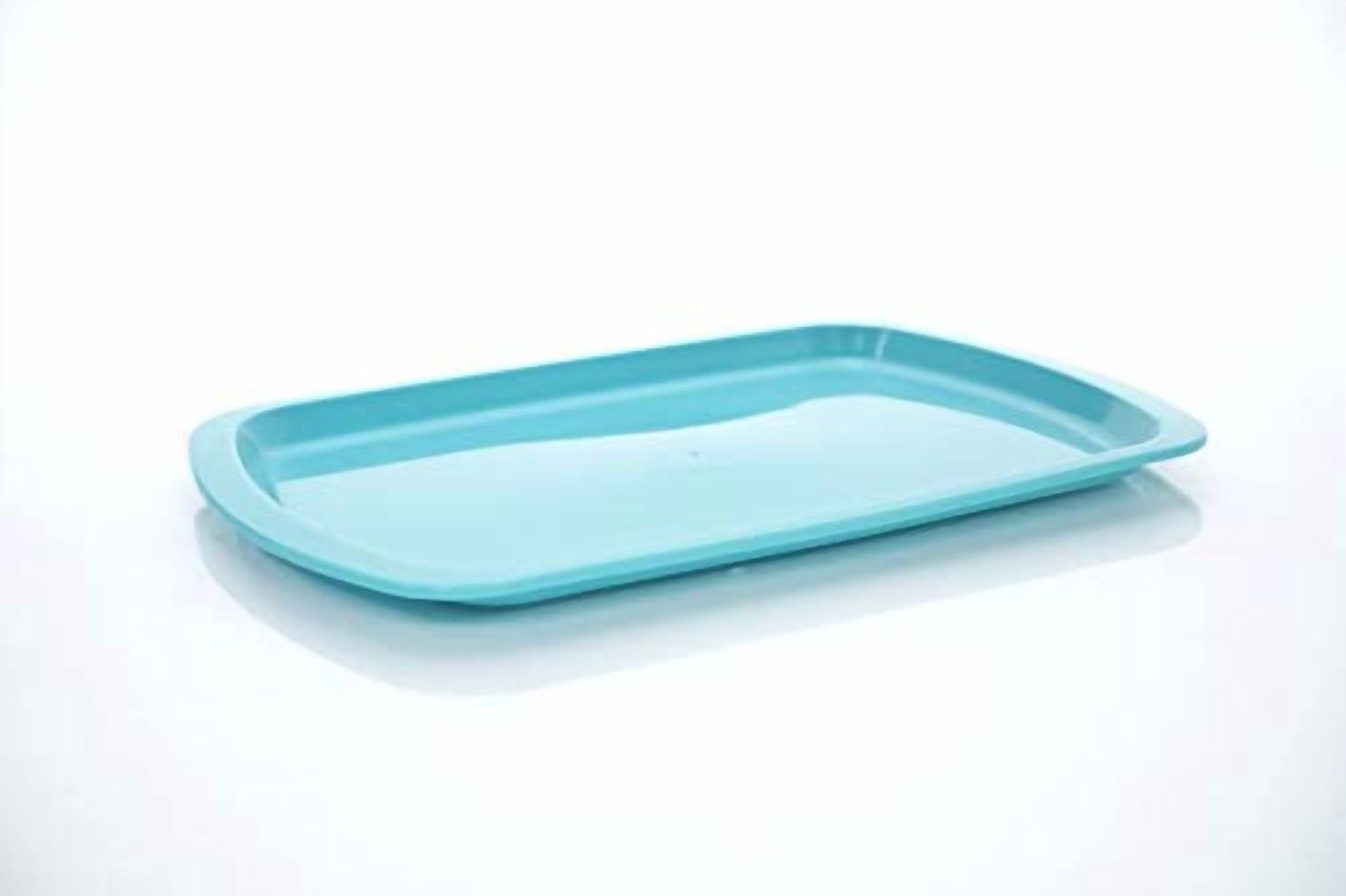 00130 Service Tray, Rectangular, Reusable, Blue, 9" Width, 6" Length ...