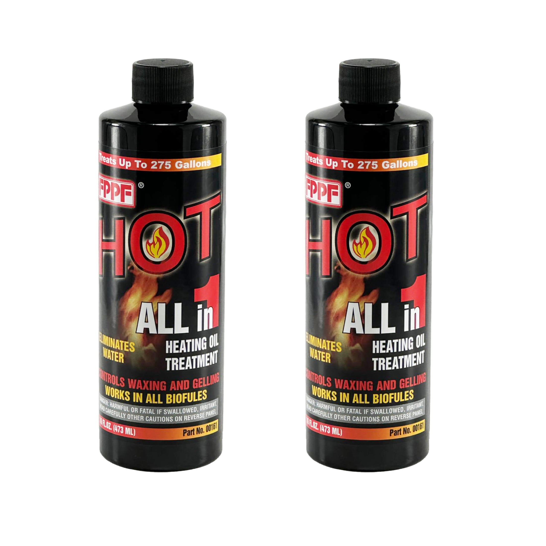 00161 Hot All-in-1 Heating Oil Treatment, 16oz Bottle – Pack of 2 ...