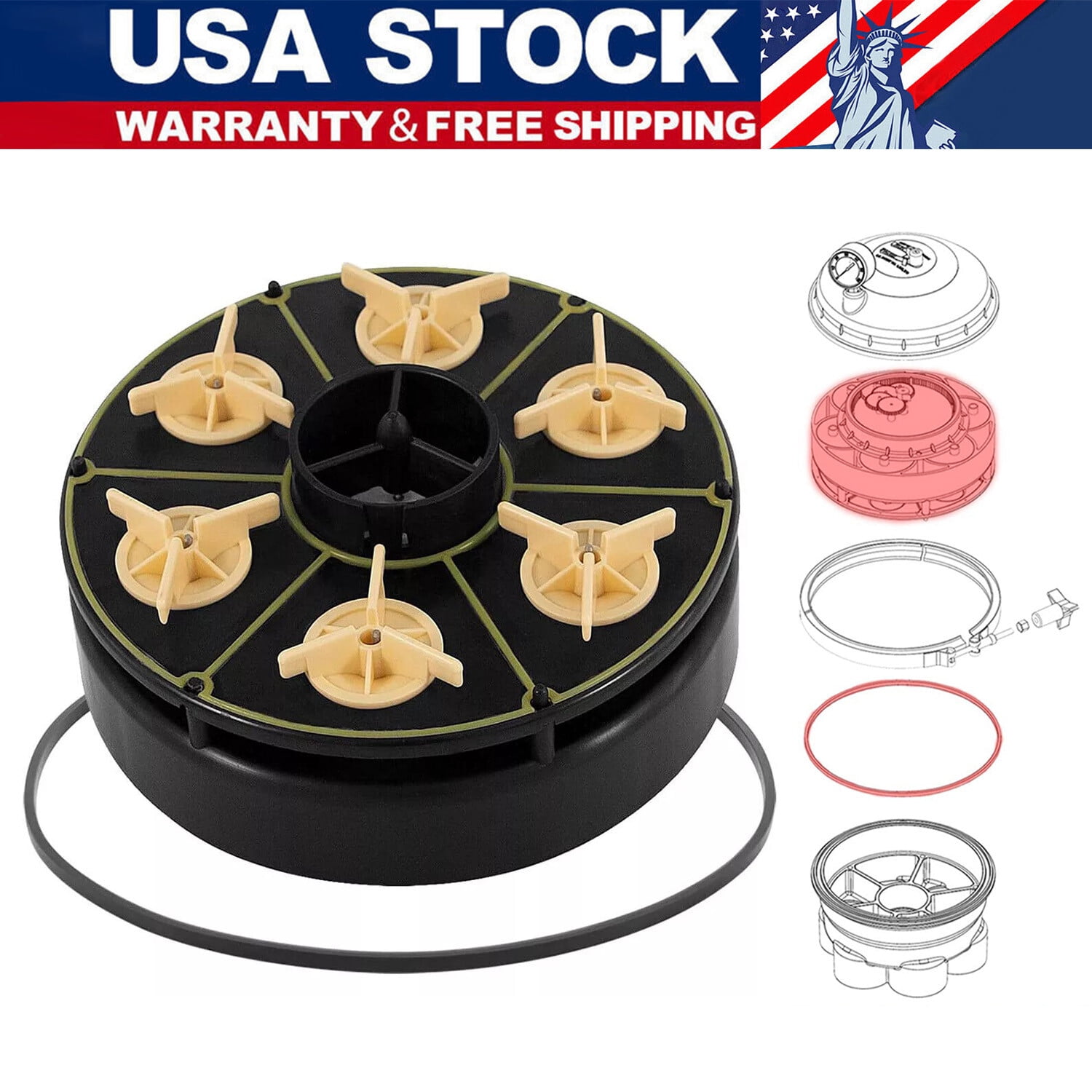 004-302-4408-00 for Paramount 6 Port Module Water Valve with Valve ...