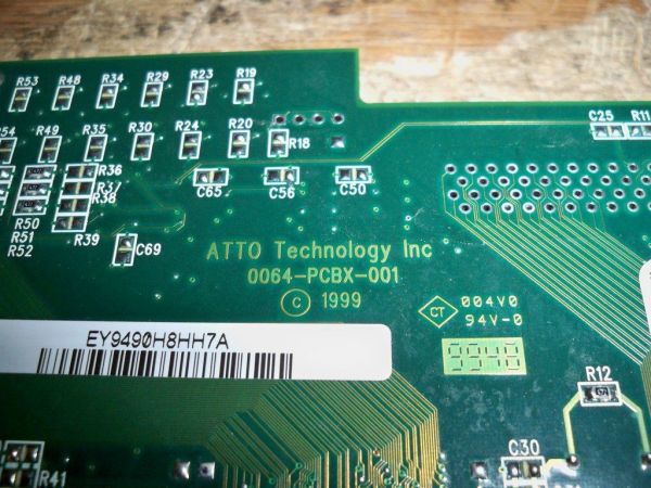 0064-pcbx-001 atto expresspci ul2d lvd scsi pci controller card - Walmart.com