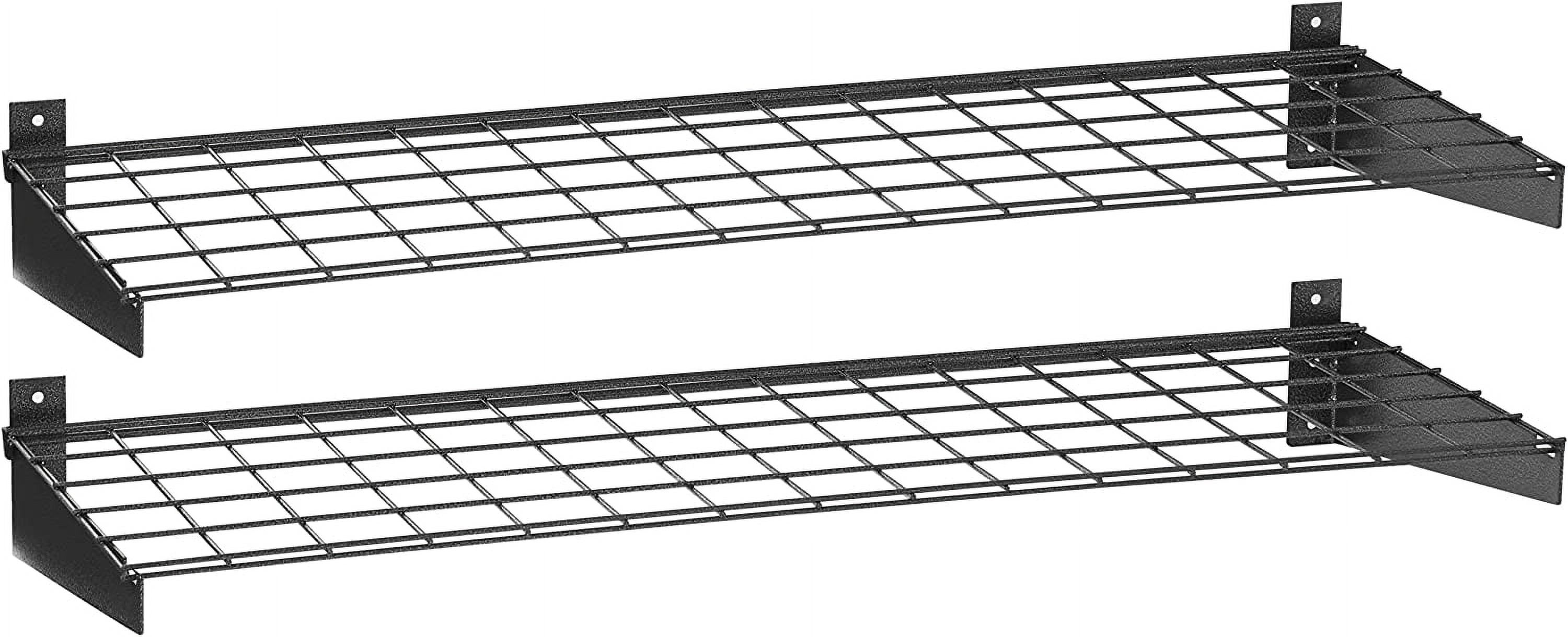 00652 2-Pack Heavy Duty Steel Wall Garage Shelving, 45-Inch X 15-Inch ...