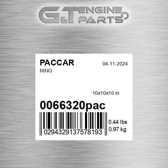 0066320PAC RING fits Paccar (New OEM) - Walmart.com