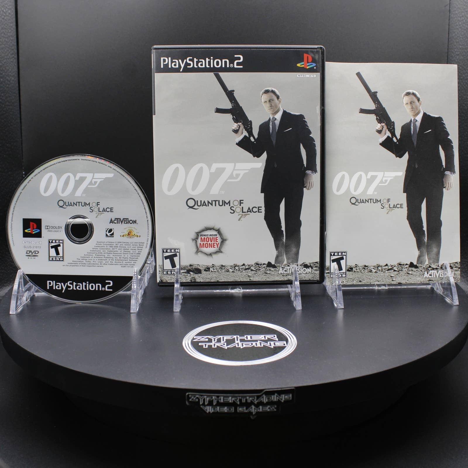 Restored 007 James Bond: Quantum of Solace Sony PlayStation 2 PS2 ...