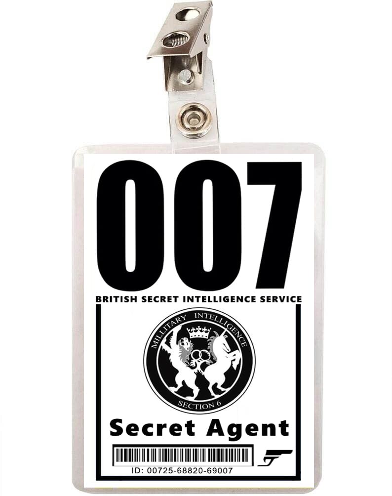 007 James Bond Secret Agent ID Badge Halloween Costume - Walmart.com