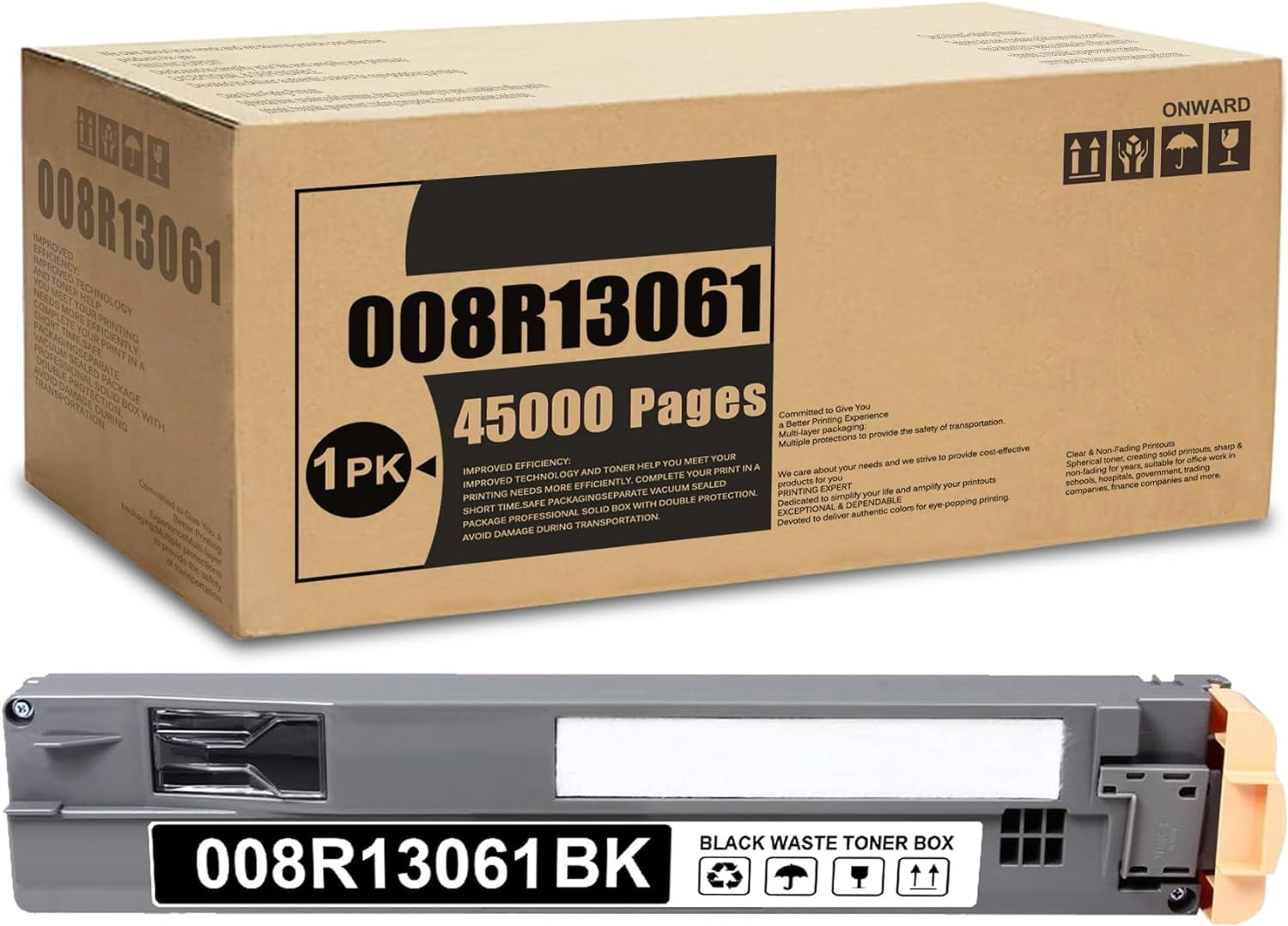 008R13061 Waste Toner Cartridge,Black - 1-Pack 008R13061 Waste Toner ...