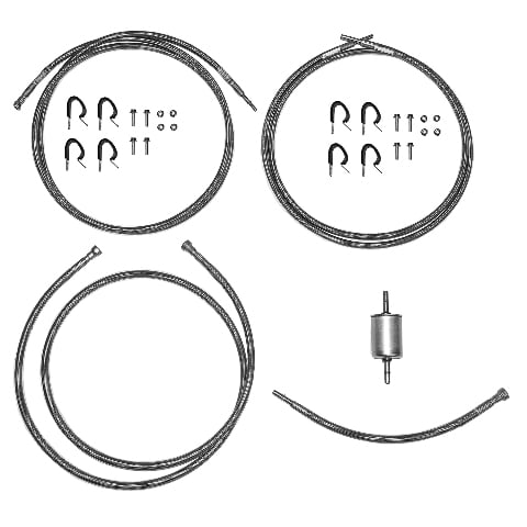 01-03 GM 2500HD/3500, Ext Cab w/Gas Engine; Complete Fuel line Kit ...