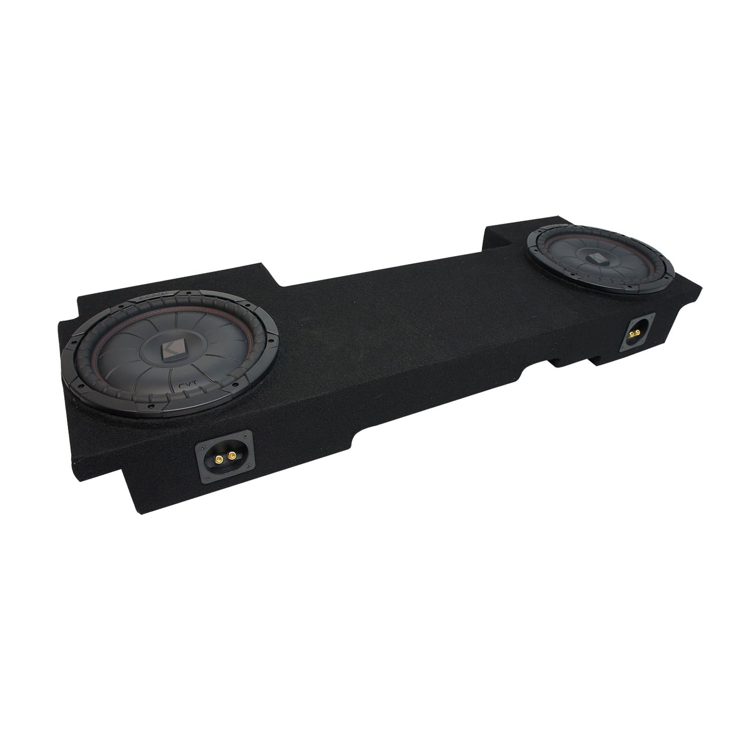 02-13 Chevy Silverado HD Crew Truck Kicker CompVT CVT10 Dual 10" Sub ...