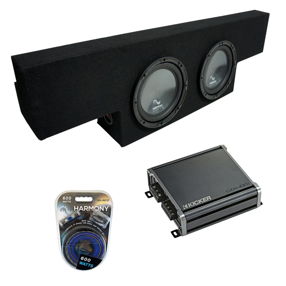 01-06 Chevy Silverado Non-HD Crew Truck Harmony R104 Dual 10" Sub Box ...