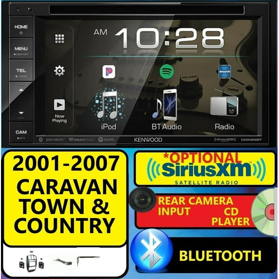01-07 CARAVAN TOWN & COUNTRY BLUETOOTH CD DVD Car Radio STEREO OPTIONAL ...