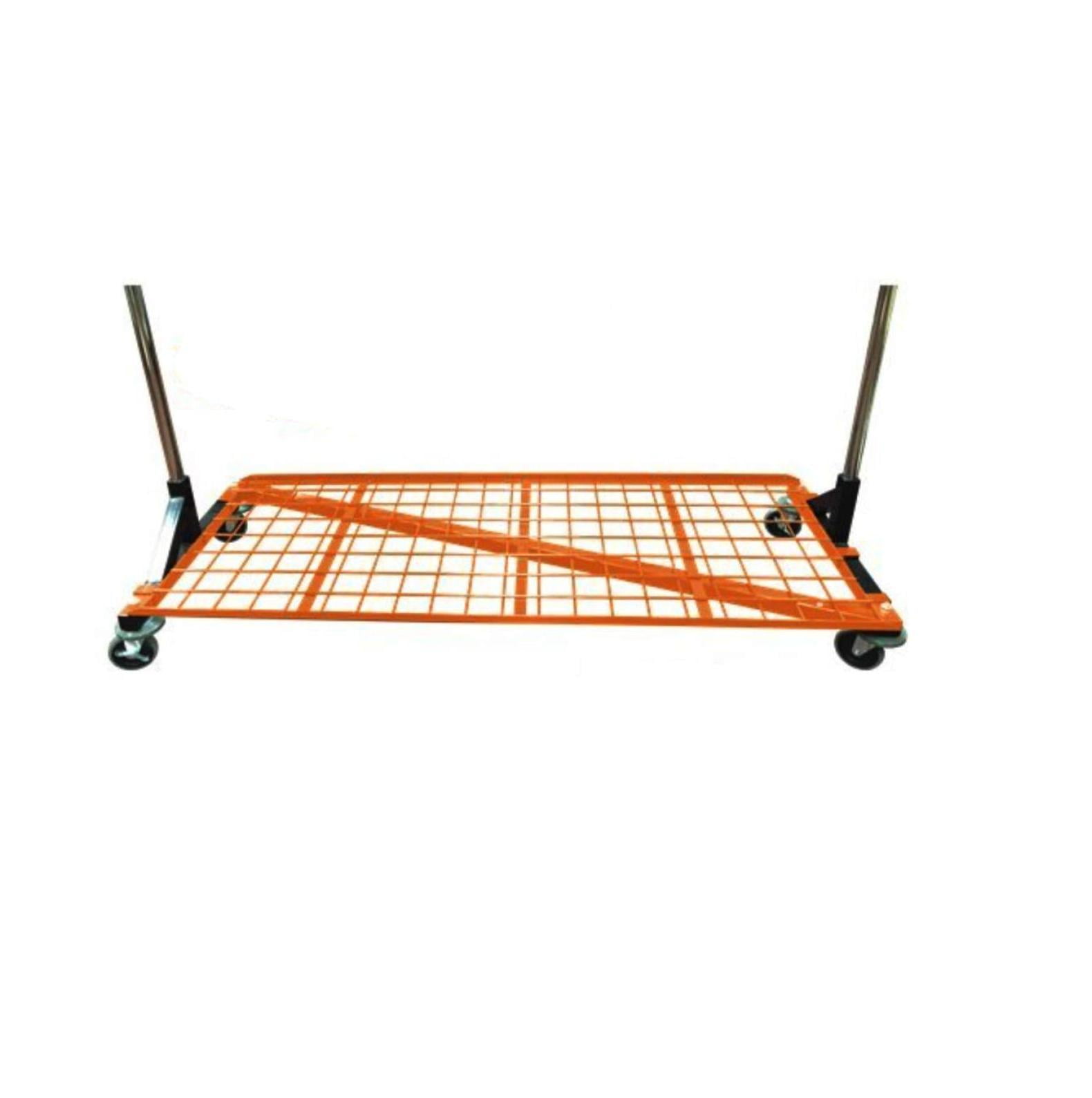 #01-333OR Heavy Duty Storage Base Shelf for Z Racks - Orange - Walmart.com