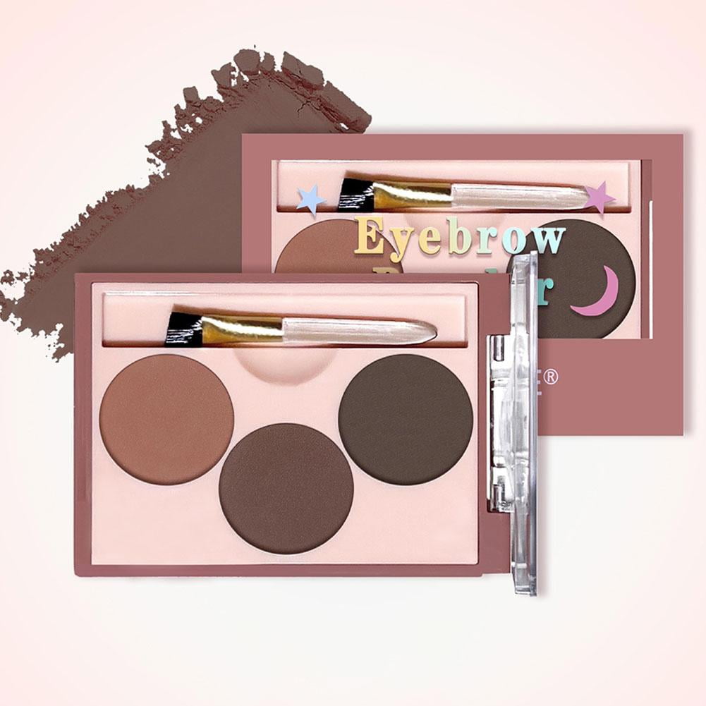 01# Three-Color Eyebrow Powder Waterproof Long-Lasting Makeup Three ...