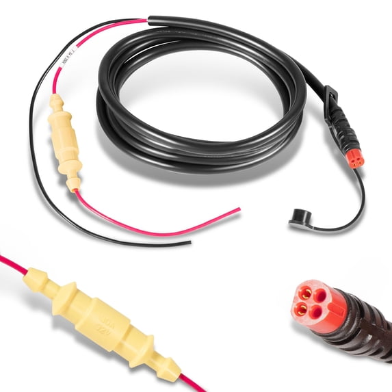 010-11678-10 Power Cable 4-Pin 6 FT for Garmin Echo Fish Finder 100 101 ...