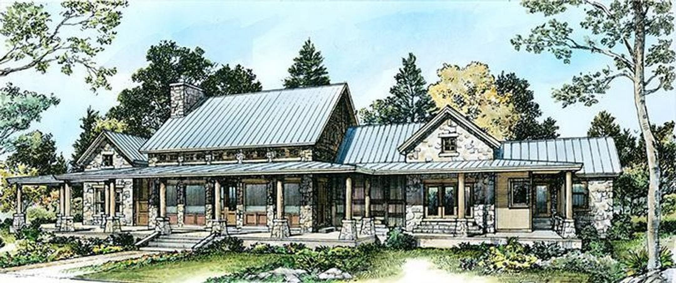 010-348: Modern Ranch 3 Bed, 3 Bath Luxury Home Plan, 2693 Sq Ft: Full ...
