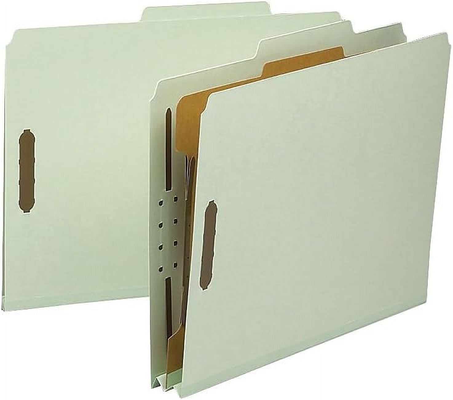 01056 Classification Folder, 2-Inch Exp, Letter, 1-Div, 10/BX, GYGN ...