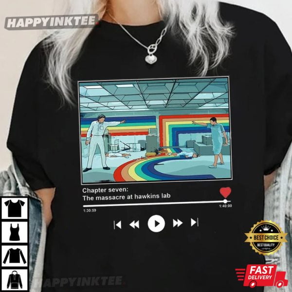 011 Vs 001 In Rainbow Room Stranger Things 4 T-Shirt - Walmart.com