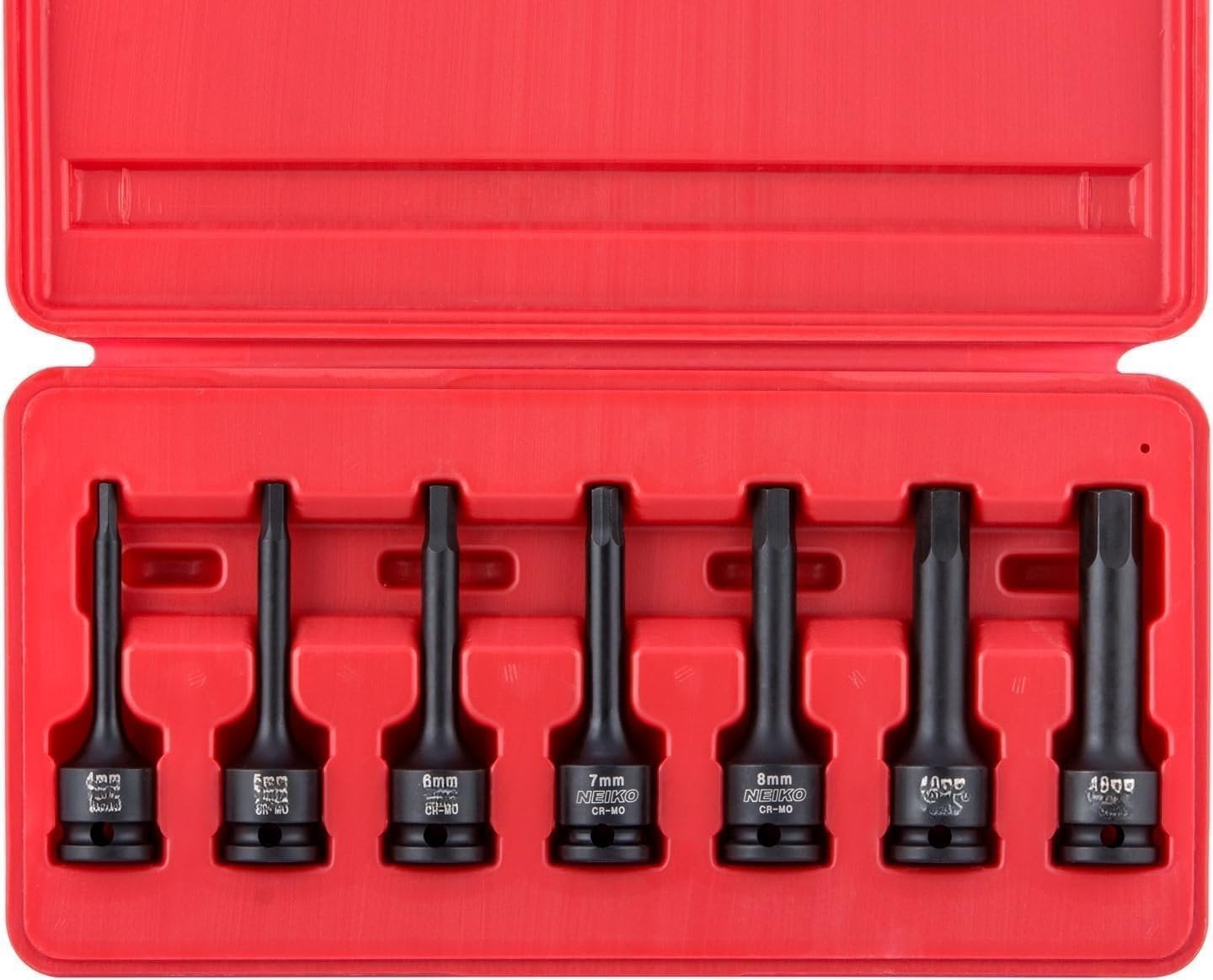 01130B 3/8" Drive Allen Socket Set, 7 count, 3 Inch, 3/8" Impact Hex ...