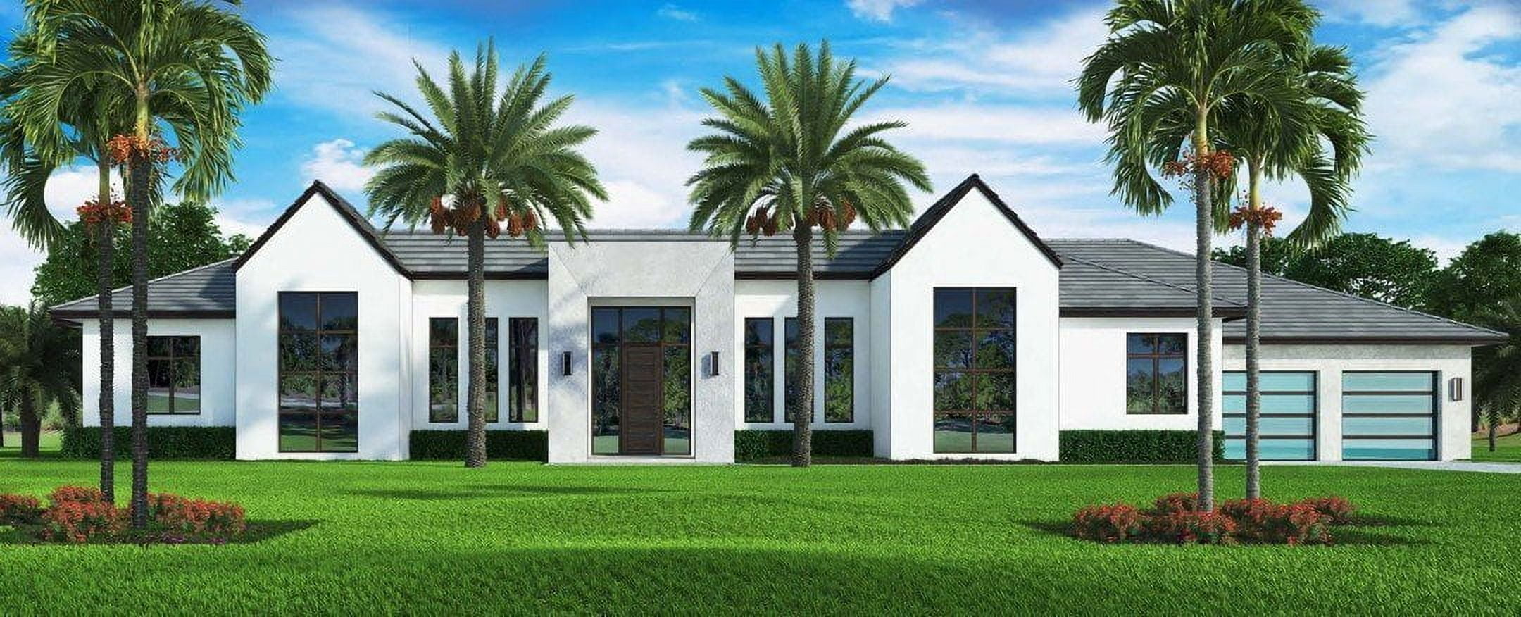 013-3535: CMU Contemporary 3 Bed, 5 Bath Luxury Home Plan, 3604 Sq Ft ...