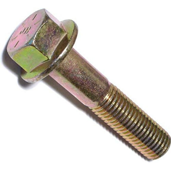 014973240745 Grade 8 Coarse Hex Flange Bolts, 3/4-10 x 3-1/2, Piece-10 ...
