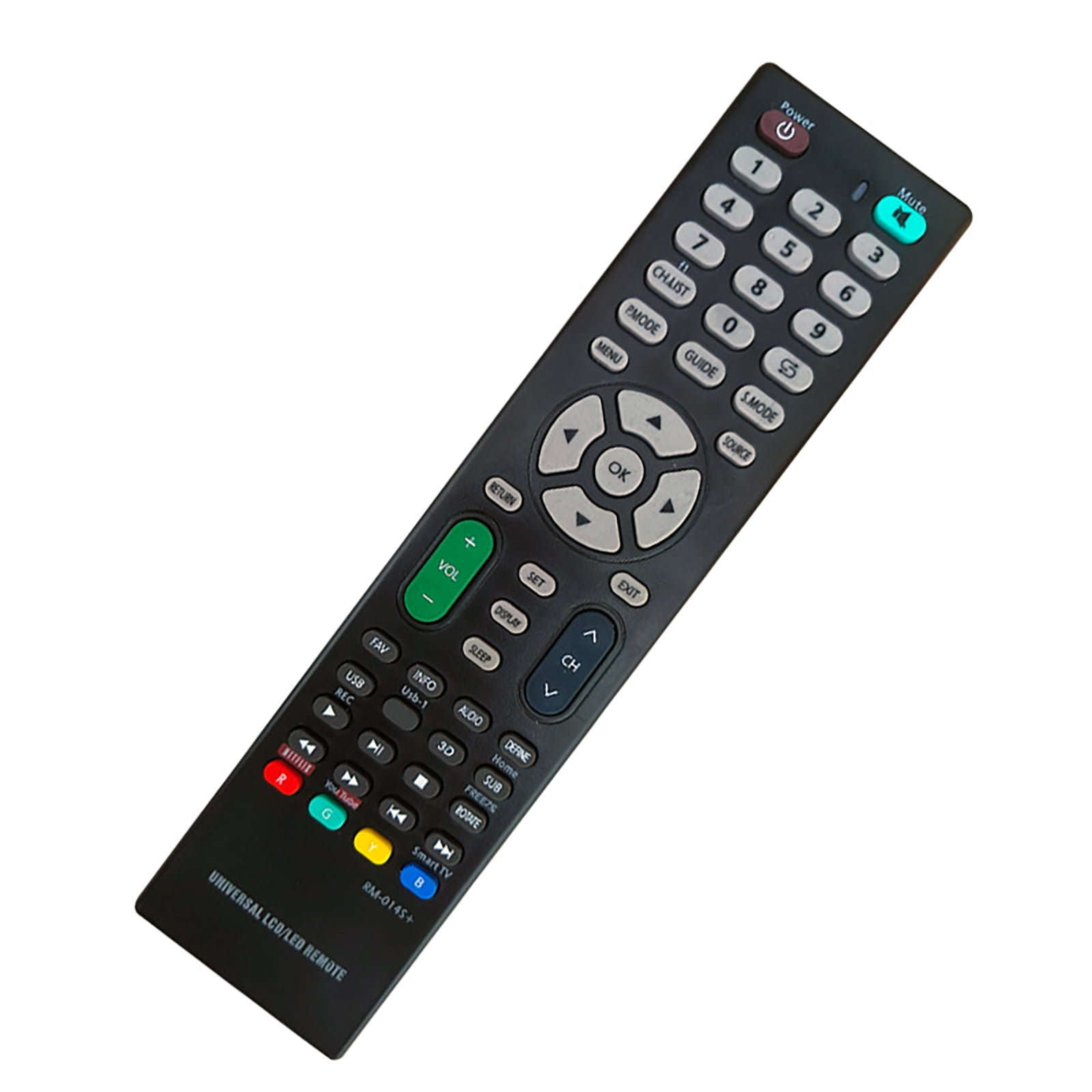 014S+ Remote Control Ergonomic Replacement Remote for LCD LED HDTV ...