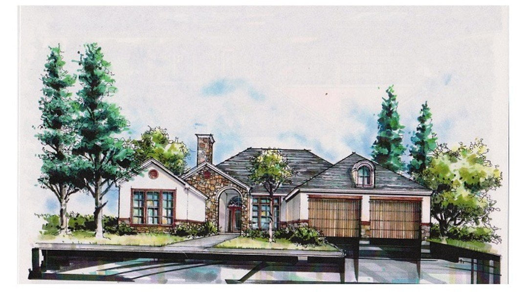 015-1244: Luxury Ranch 5 Bed, 5 Bath Luxury Home Plan, 4815 Sq Ft: Full ...
