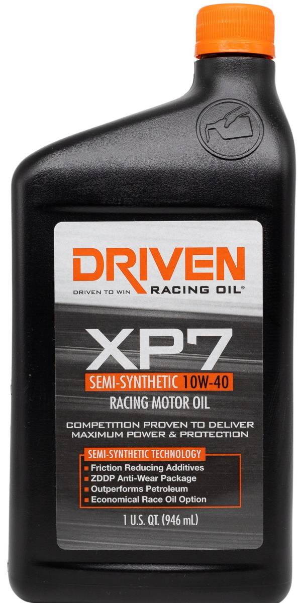 Driven/Joe Gibbs 01706 Oil XP7 Series SAE 10W40 Semi-Synthetic 1 Qt ...