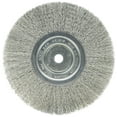 01805 8" Narrow Face Crimped Wire Wheel, .0118" Stainless Steel Fill, 5 ...