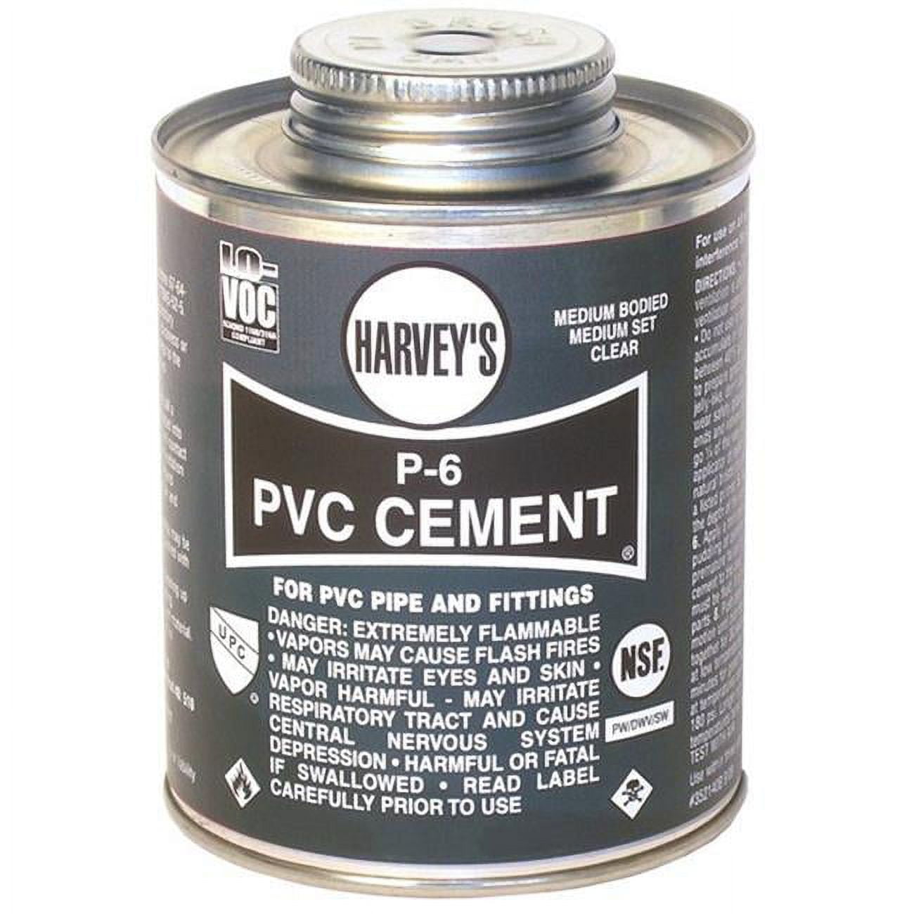 018150-24 Hv P-6 4Oz Lovoc Med Pvc Cement, William H Harvey Company ...