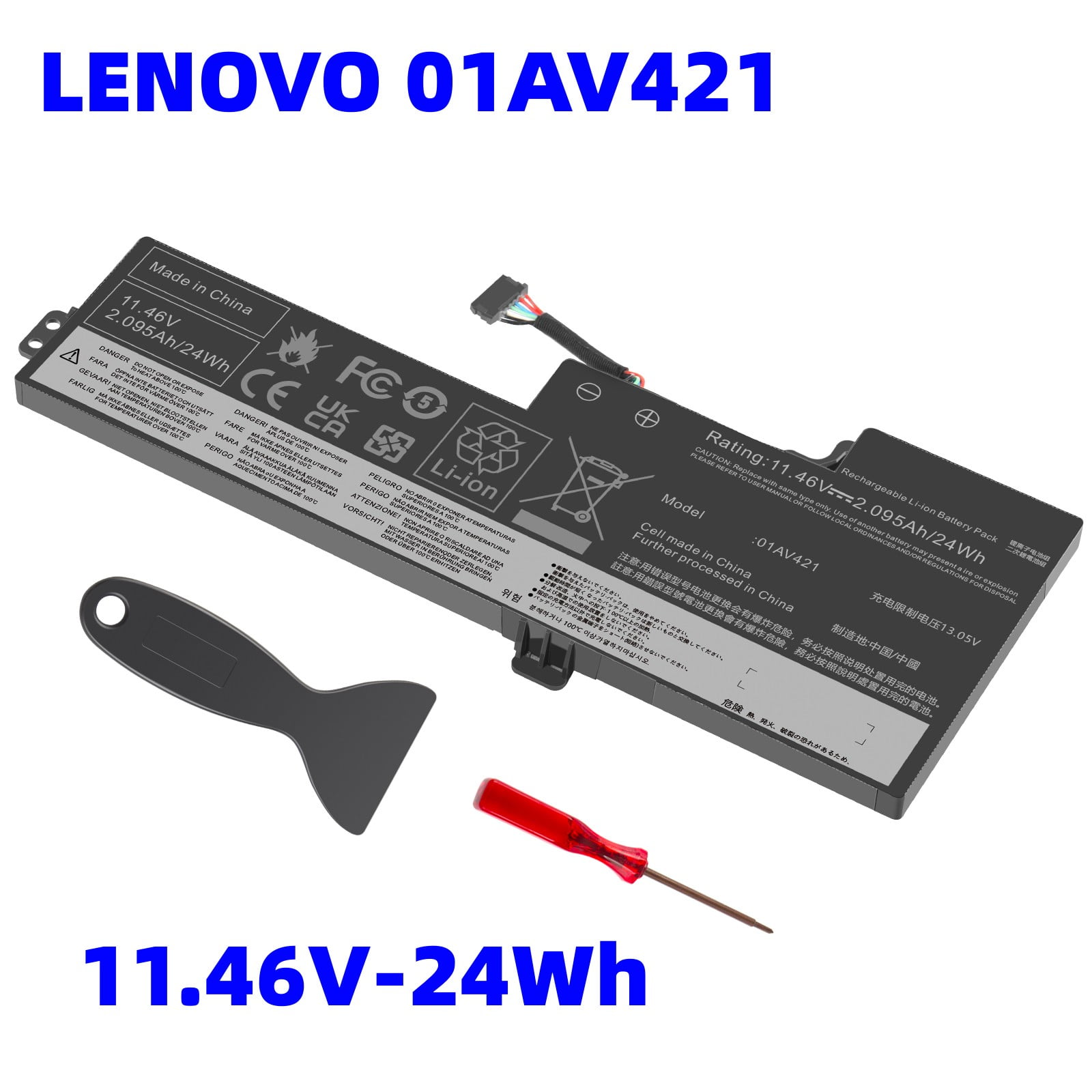 01AV420 01AV421 SB10K97578 Battery Replacement for Lenovo ThinkPad A475 ...