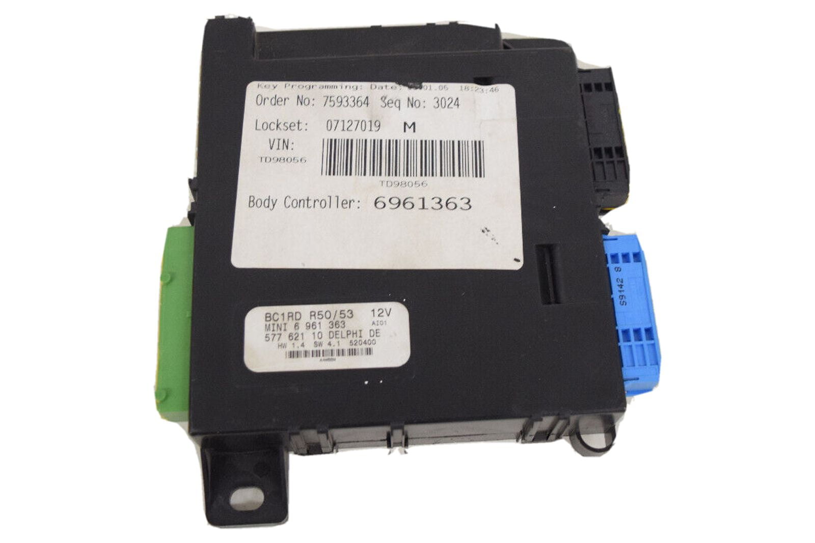 02 03 04 05 06 mini Cooper R50 R53 Body Control Module 6961363 ...