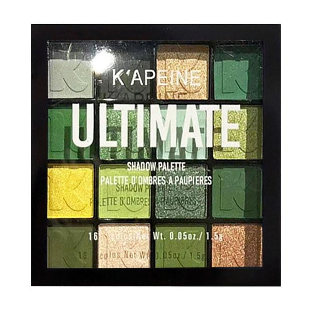 02 Green Forest Capel 16-Color Matte Pearlescent Eyeshadow Palette For ...