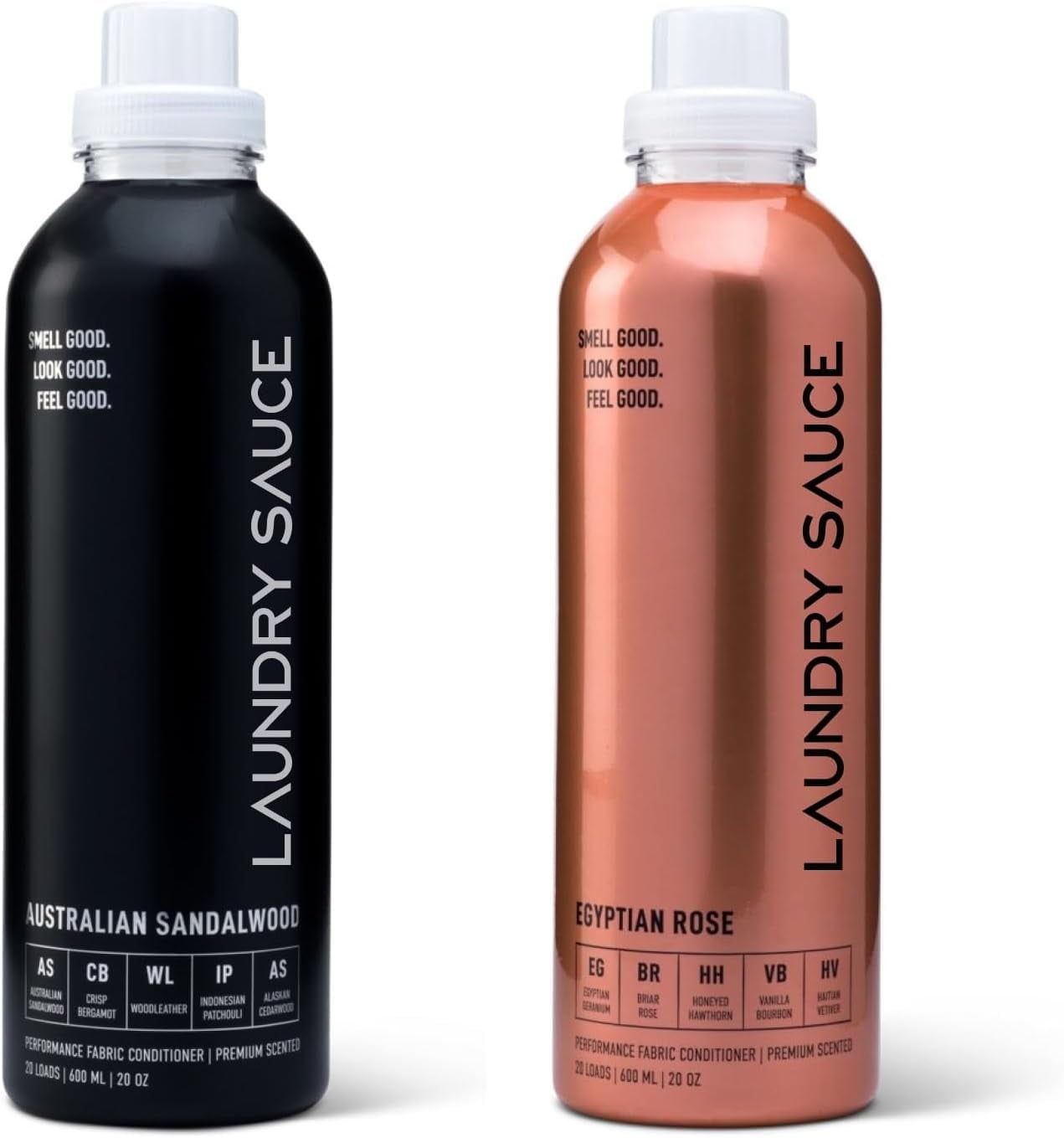 02 Sets of Luxury Scented Laundry Fabric Softener Bundle (Australian Sandalwood and Egyptian ...