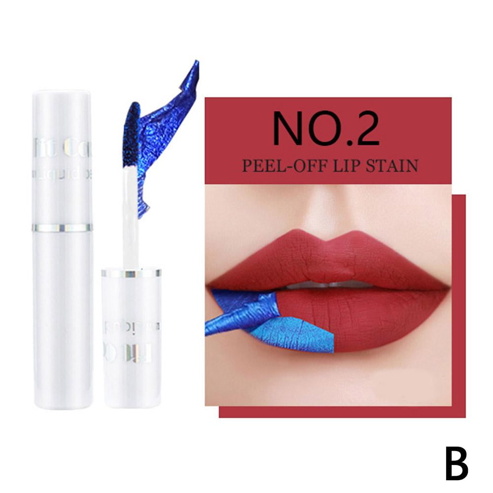 02# Tear-Off Lip Glaze Matte Matte Surface Retains Base Color Lip Dye ...