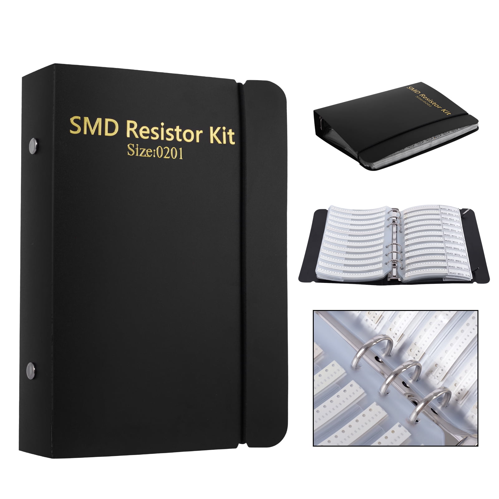 0201 SMD Resistors Assortment Kit, R0201 Resistor Assorted Folder ...