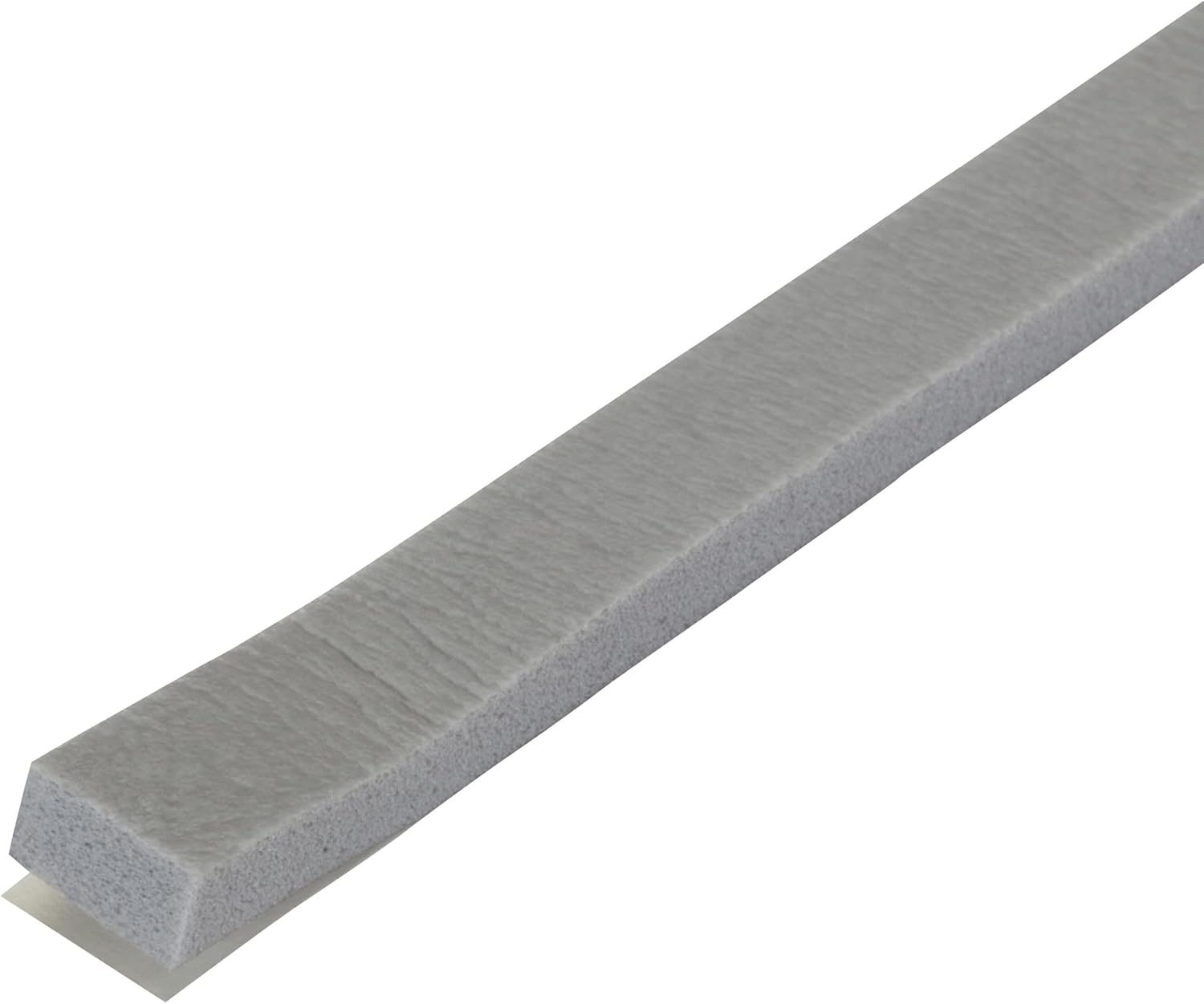 02253 3/16 in. x 3/8 in. x 17 ft. Gray Foam Window Seal for Small Gaps ...