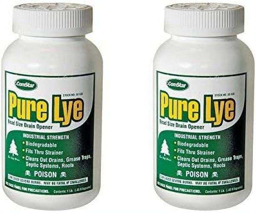024924305003 Pure Lye Bead Drain Opener, 1 Lb, White - 2 Pack - Walmart.com