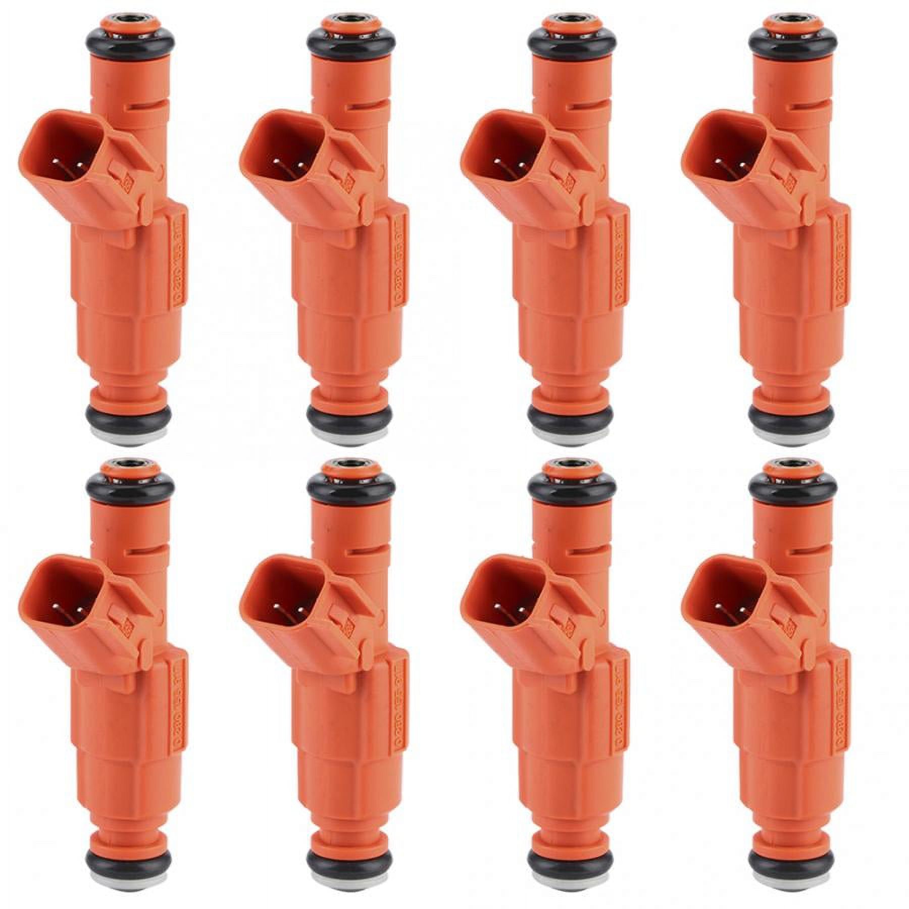 0280155917 822-11150 Set of 8 Fuel Injectors 4 Hole EV6 Style ...