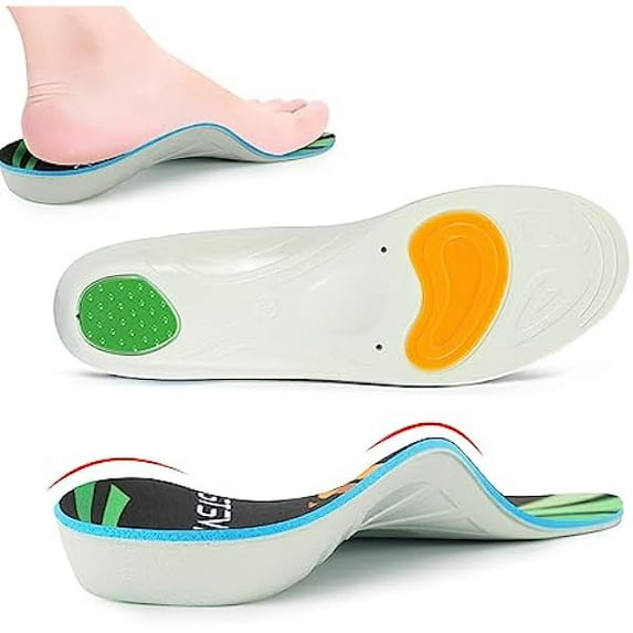 0298 Plantar Fasciitis Foot Pain Relief Sport Orthotics Insole Arch ...