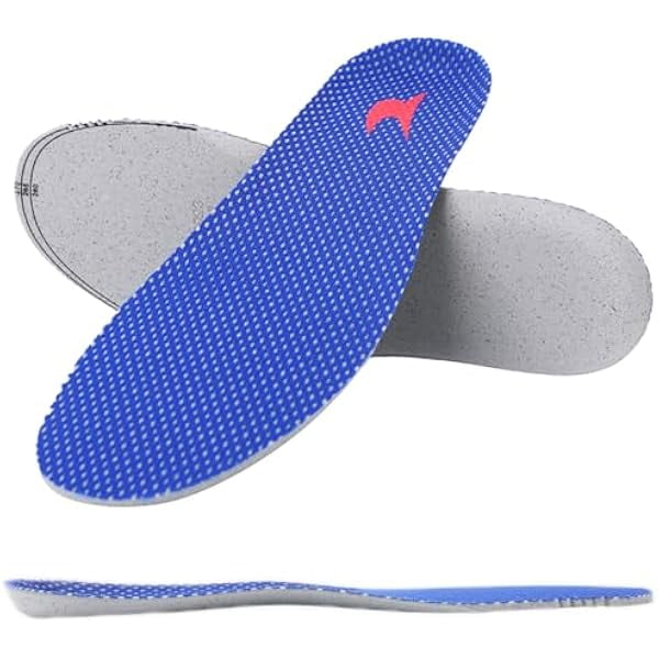 0298Shoe Insoles, Comfort Thin Lightweight Shock Absorption and Cushion ...