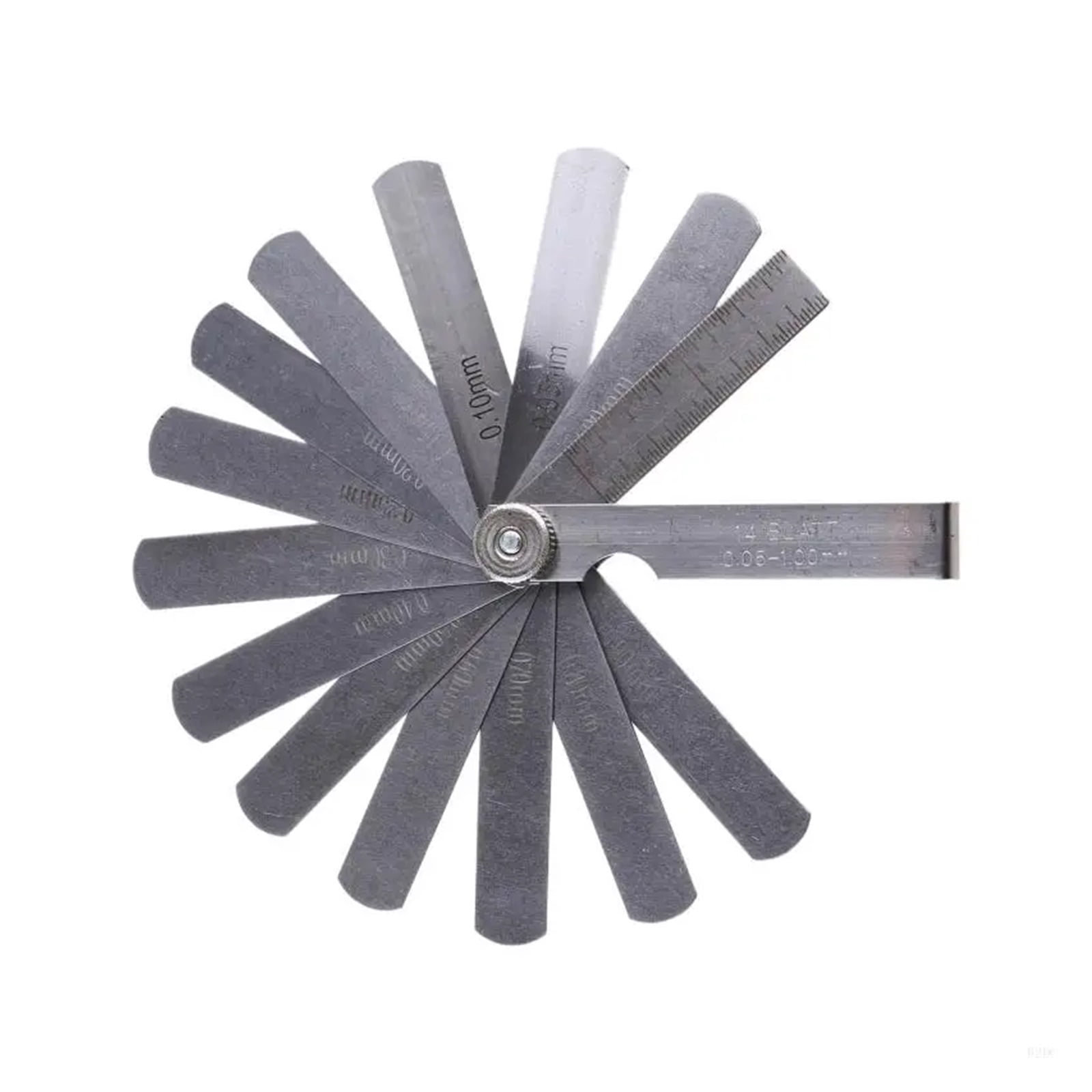 02DC Compact Feeler Gauge 14 0.05-1mm Feeler Gauge Gage Thickness ...