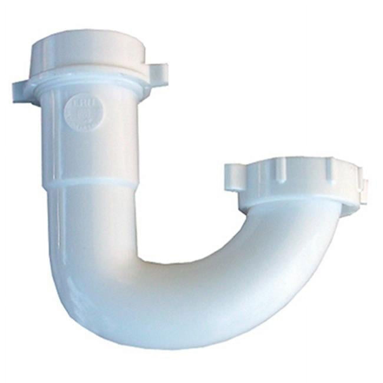 03-4227 PVC Lavatory Drain Sink Trap J Bend, White - Walmart.com