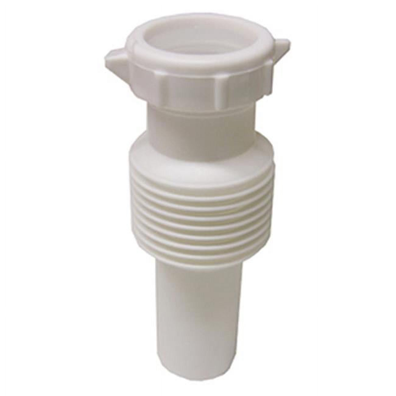 03-4315 1.25 in. White PVC Flexible Slip Joint Tailpiece - Walmart.com
