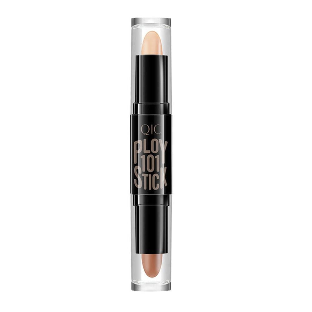 03 Natural Color + Light Brown - English Packaging Qic Concealer Double ...