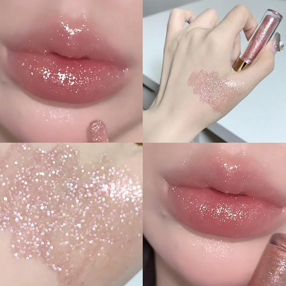 03 Peach Color Moisturizing Lip Oil Water Light Mirror Lip Oil ...