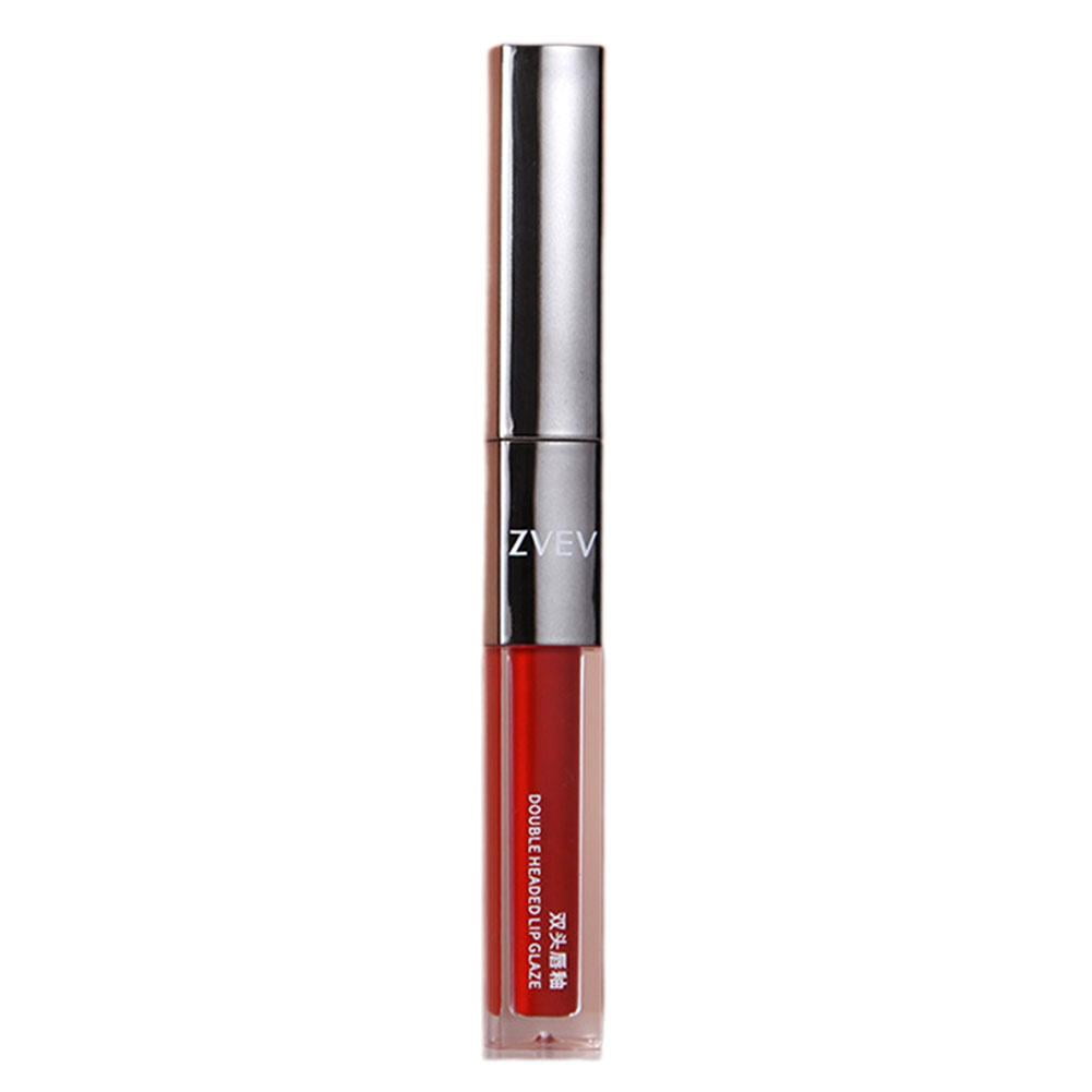 03# Smoke Rose Zvev Double-Headed Lip Glaze Mirror Water Light Lip ...